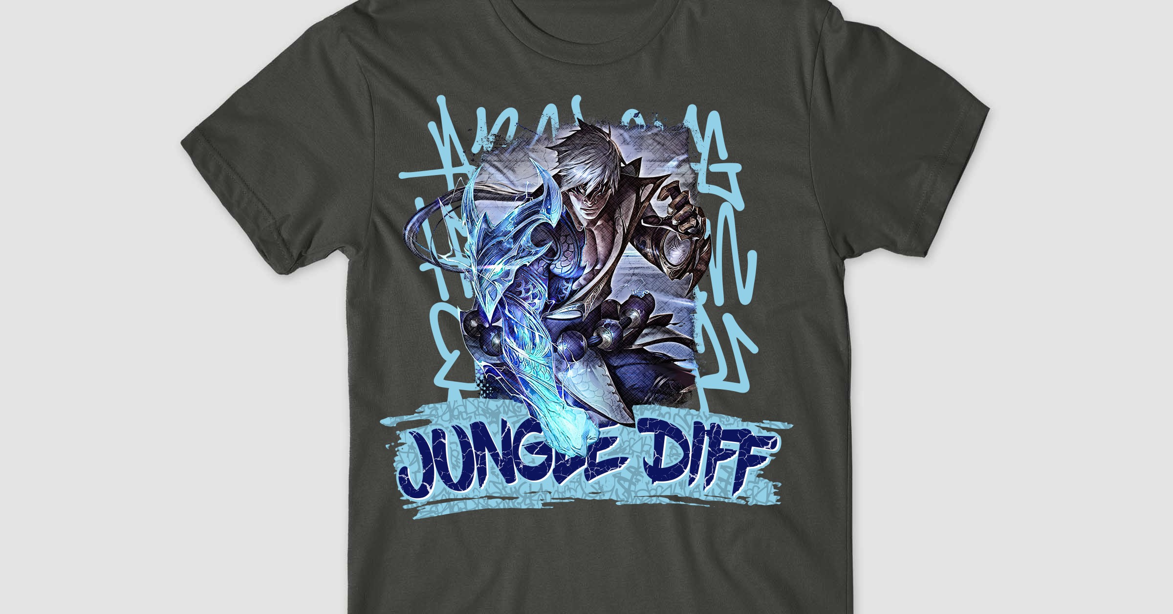 Jungle diff Póló - League Of Legends Póló - LoL Ajándék Karácsonyra ...