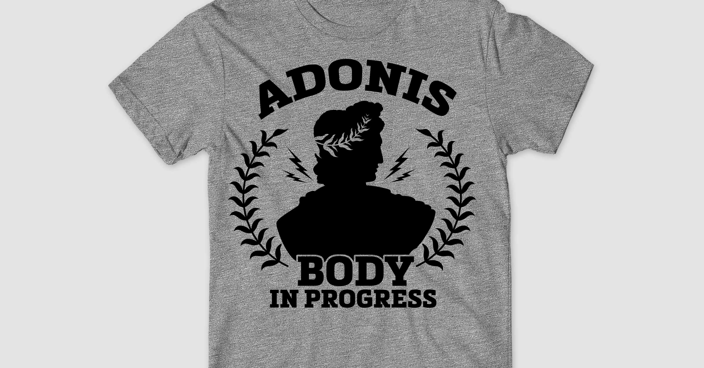 Adonis test folyamatban Póló - Görög Mitológia Póló - Zeusz Ajándék ...