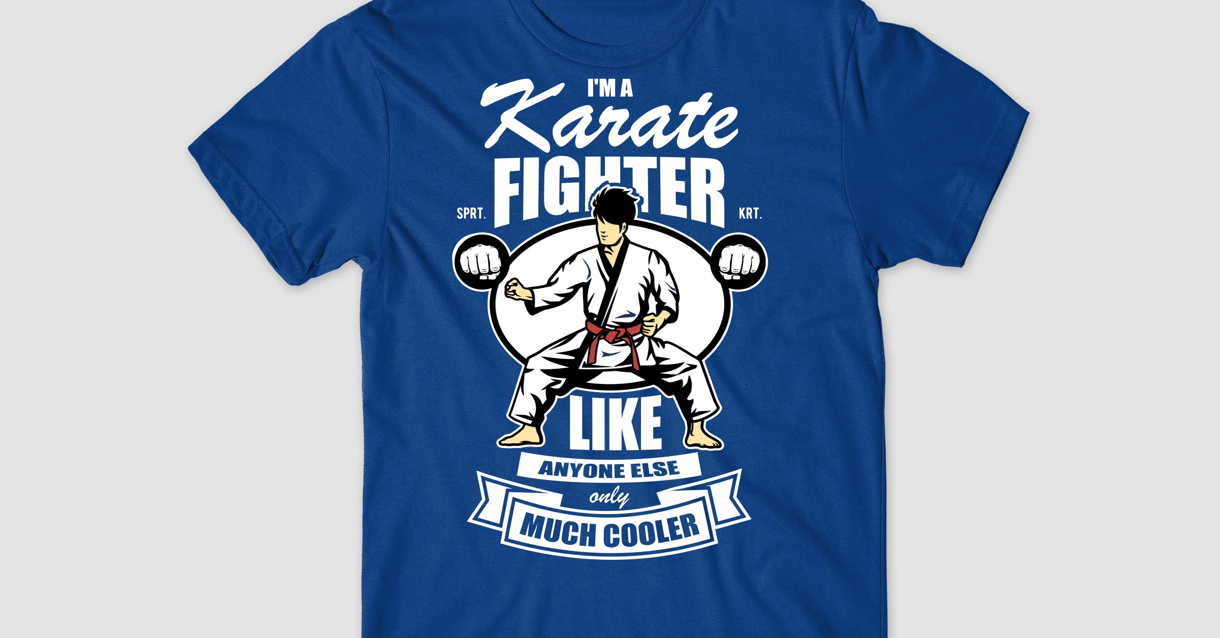 Karate Harcos Póló - Karate Póló - Egyedi Ajándék Születésnapra Vagy ...