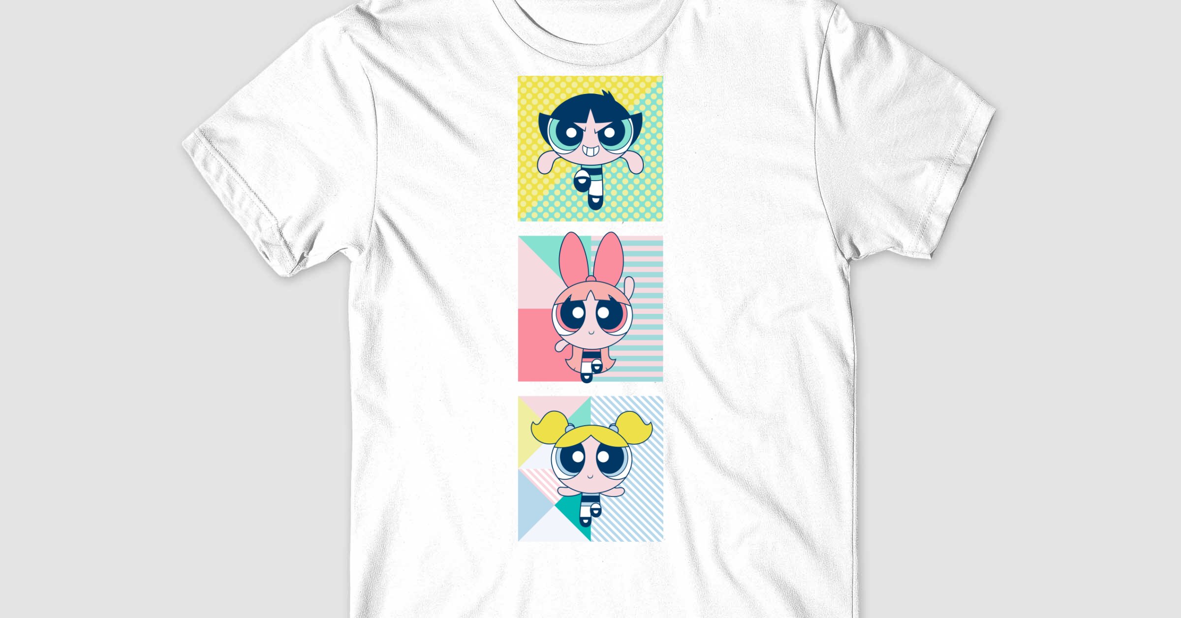 PPG Flat Póló - Pindúr Pandúrok Póló - Powerpuff Girls Ajándék ...