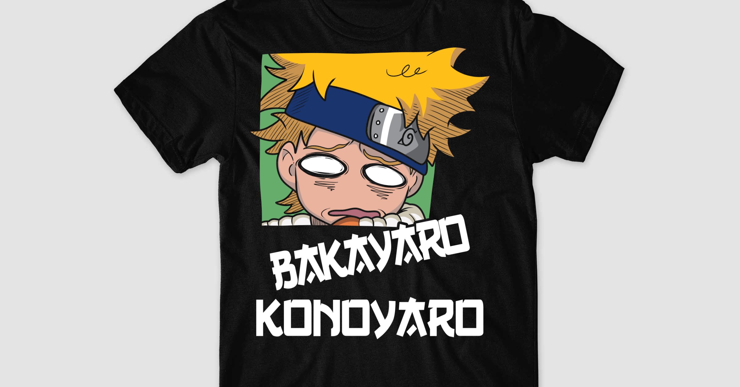 NARUTO BAKAYARO Póló - Naruto Póló - Anime Ajándék Születésnapra Vagy ...