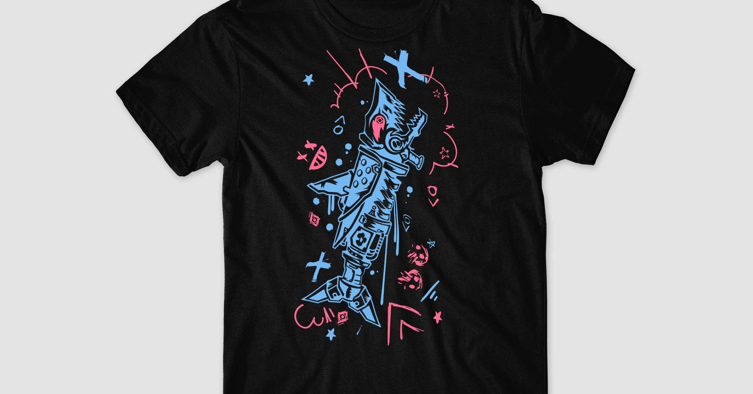 Arcane Póló Jinx - Shark Cannon - Születésnapi Ajándék - Karácsonyi ...