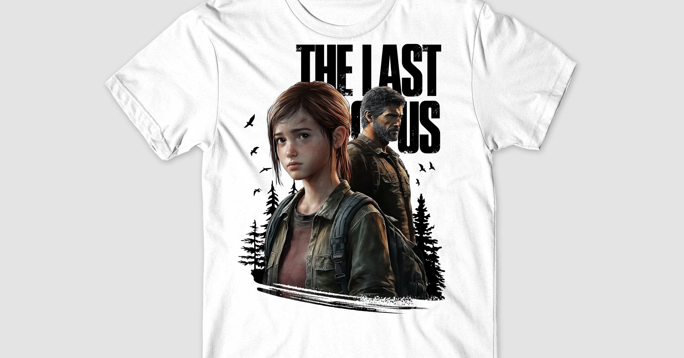 Ellie & Joel Póló - The Last Of Us Póló - Születésnapi Ajándék ...