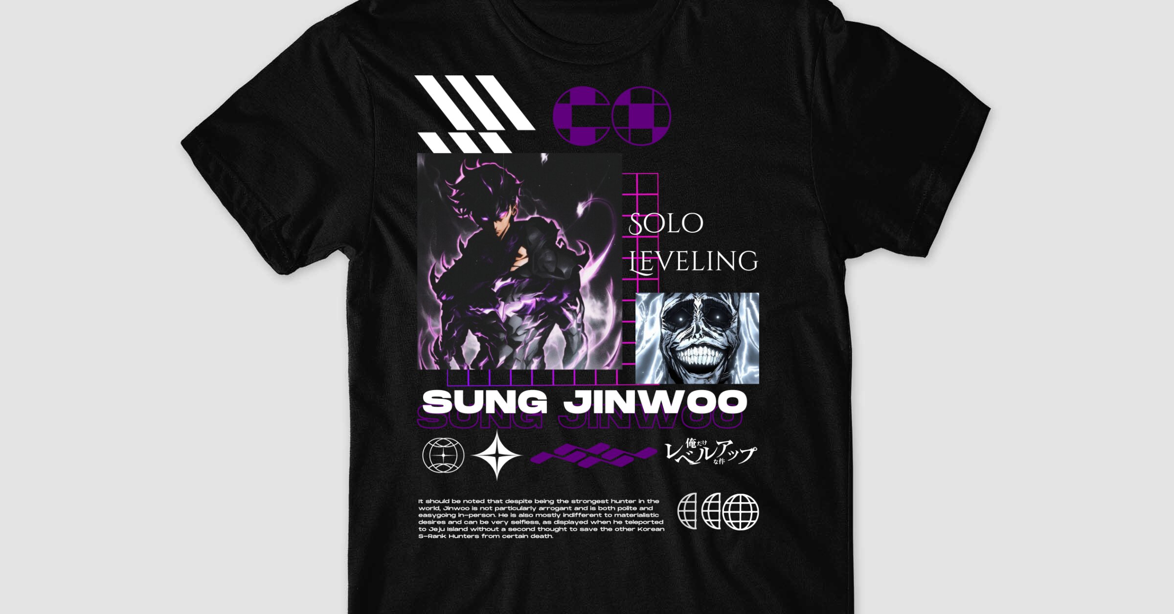 Solo Leveling - Strongest Hunter Póló - Solo Leveling Póló ...