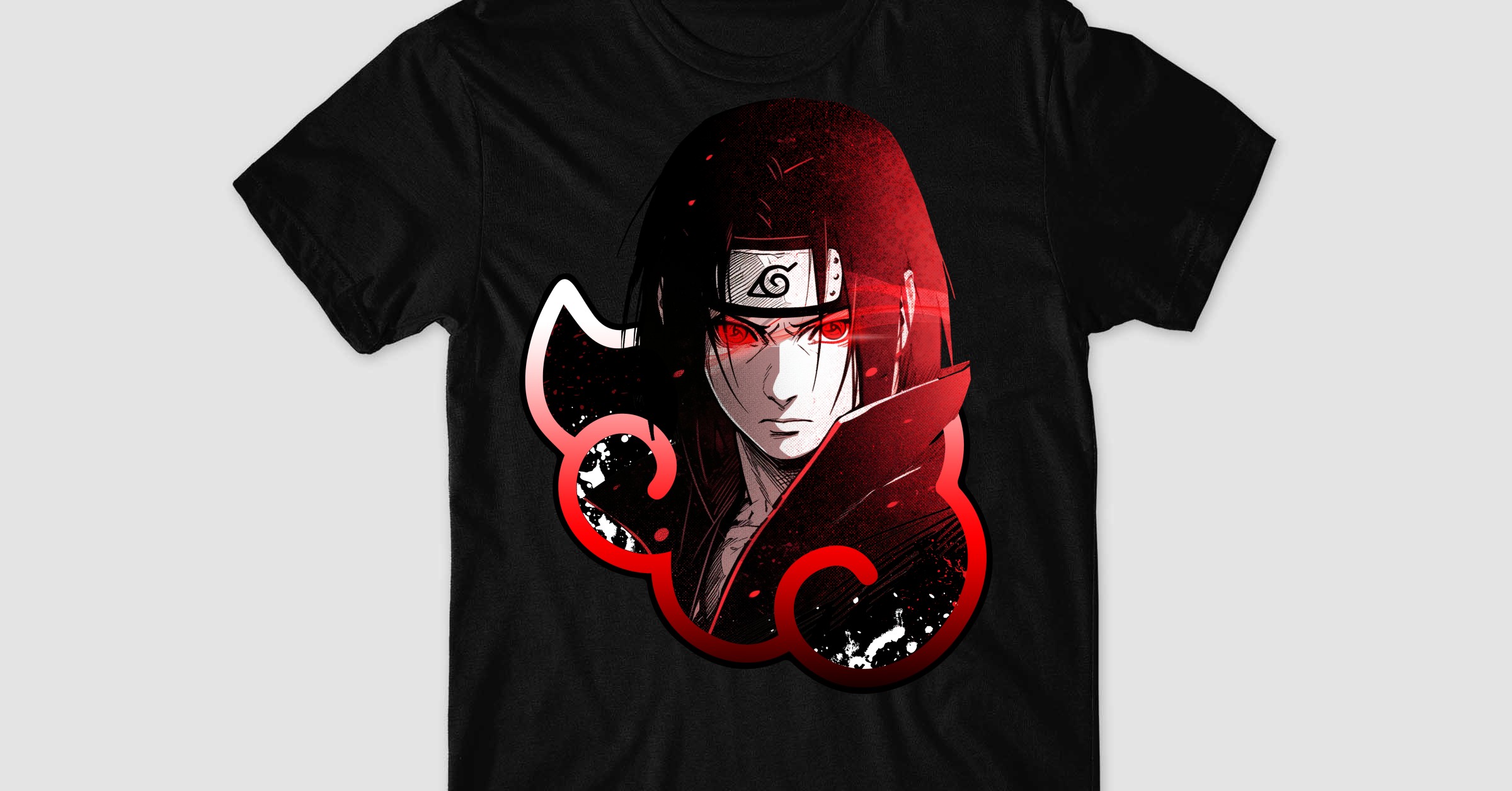 Uchiha Itachi - Akatsuki Póló - Naruto
